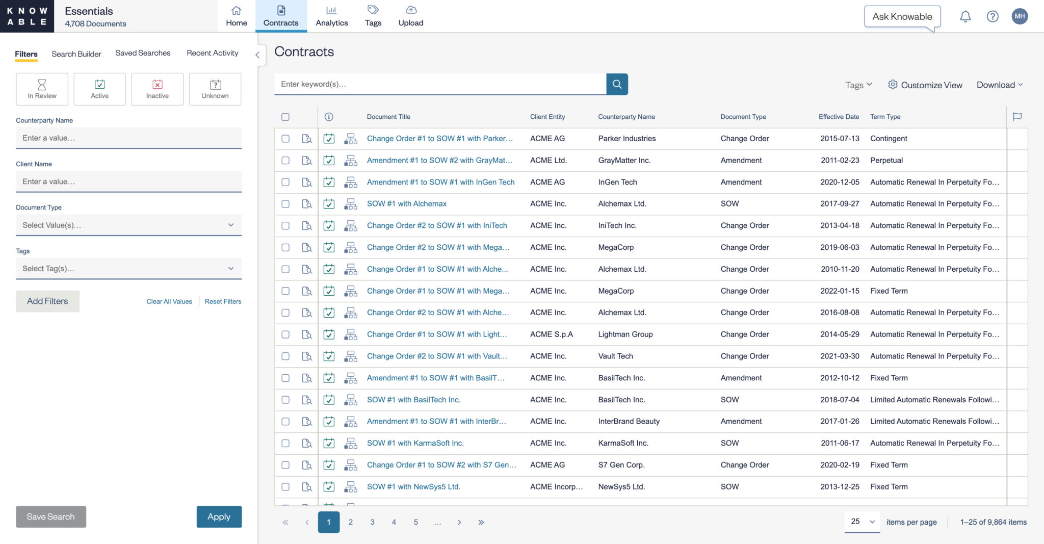 Establish Contract Hygiene | Knowable